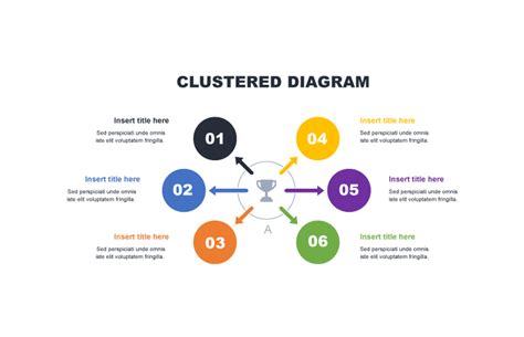 Clustered Diagram Flat Infographics Picklesbucket