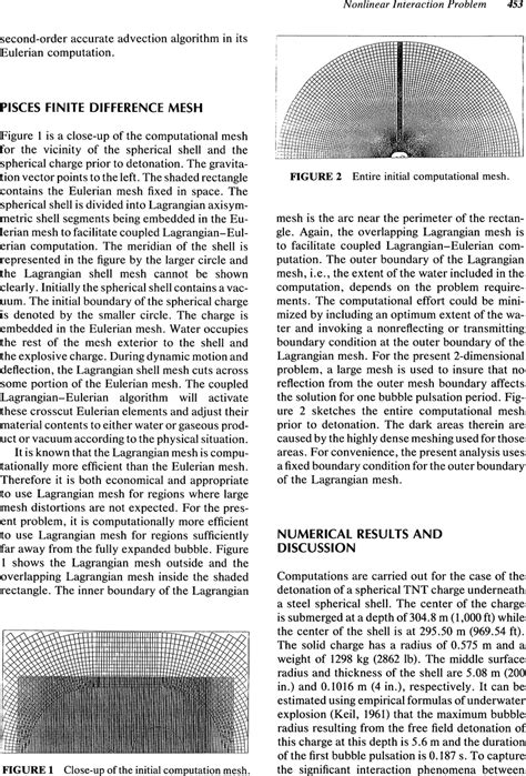 Close Up Of The Initial Computation Mesh Download Scientific Diagram