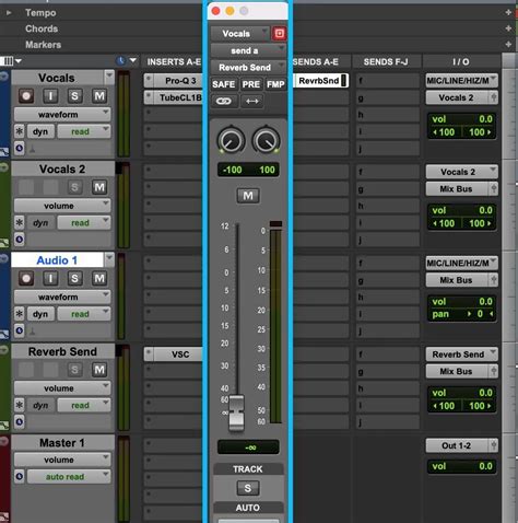 Pro Tools Inserts And Sends