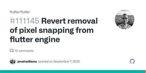 Revert Removal Of Pixel Snapping From Flutter Engine · Issue 111145