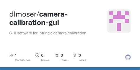 Github Dlmosercamera Calibration Gui Gui Software For Intrinsic Camera Calibration