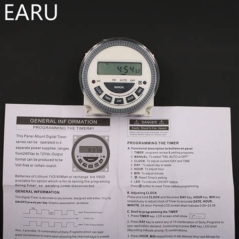 Earu Tm619 Ac 220v 230v 240v Digital Lcd Power Tim Grandado