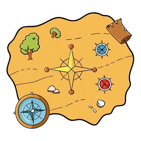 Antique Map Background Compass Designs And Navigation Tools Premium