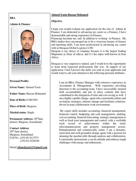 bba admin and finance ahmed yasin hassan mohamed objective pdf data