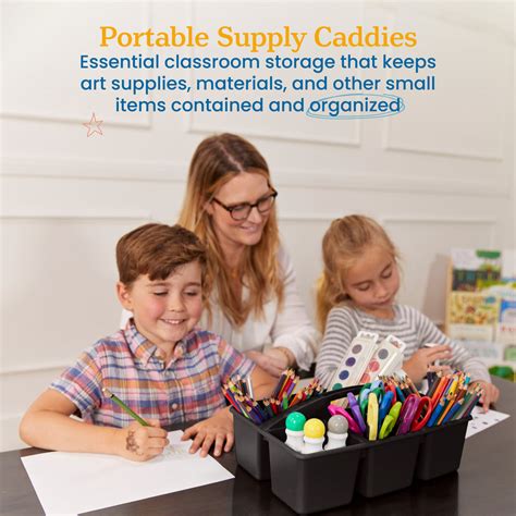 6 Compartment Large Caddy Storage Organizer