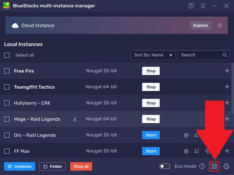 how to auto align instances while using bluestacks 5 on multiple