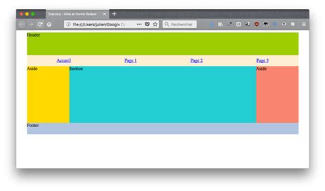 Flexbox Mise En Forme Dune Page 2 Css13 Web Formation