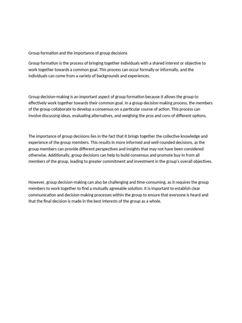 Group Formation Pdf
