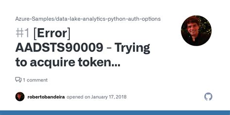 Error AADSTS90009 Trying To Acquire Token Interactively Issue 1
