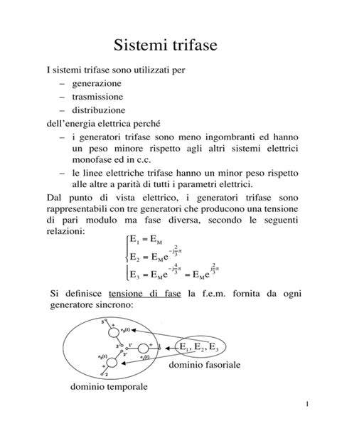 Sistemi Trifase