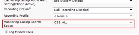 Step Setup CUCM For Silent Call Monitoring Optional
