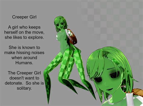Mmd Creeper Girl Idea Monster Girl Apartment By St4f1r3 On Deviantart