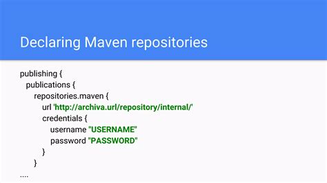 Deploying Artifacts To Archiva Ppt