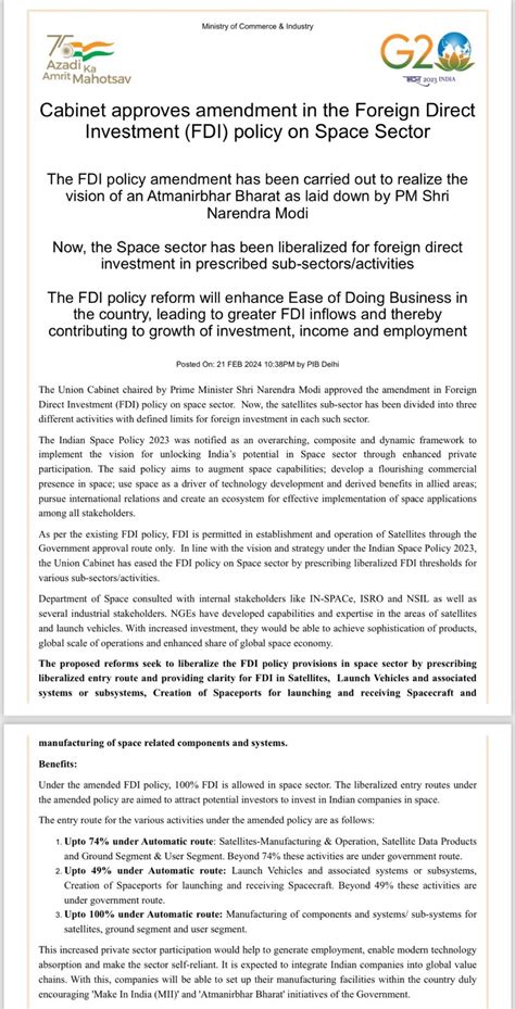 Rachit Bhatia Phd On Linkedin Significant Boost To Indian Space