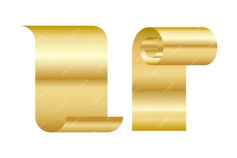 Premium Vector Realistic Papyrus Scroll Mockup Parchment Paper With Old Texture Vector Banner