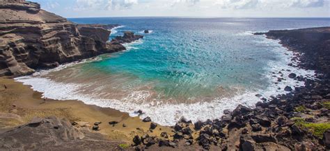 Hawaiian Green Sand Beaches