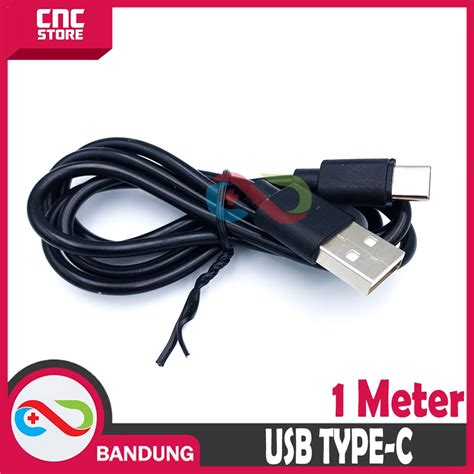 Jual USB PORT DATA TYPE C CABLE USB 30CM Shopee Indonesia