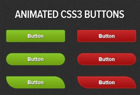 30 tutorials for creating buttons in css3