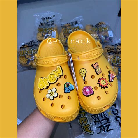 Crocs X Justin Bieber With Drew Mens Fashion Footwear Slippers And Slides On Carousell