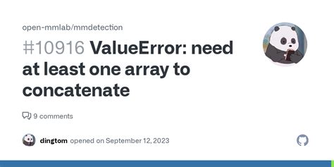 valueerror need at least one array to concatenate · issue 10916