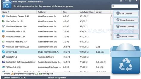 Gỡ Cài đặt Wise Program Uninstaller 321264