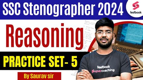 Ssc Stenographer Reasoning Practice Set 2024 By Saurav Sir Youtube