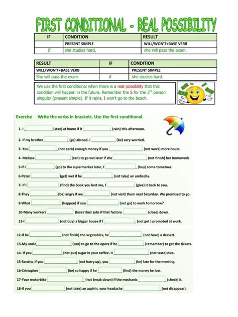 First Conditional Pdf