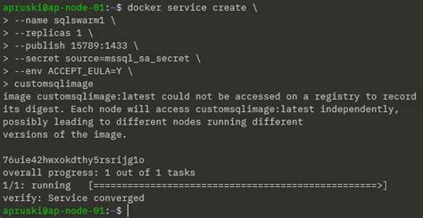Using Secrets In Docker Swarm For Sql Server Dba From The Cold