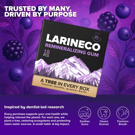 Shop Larine Oral Care Products Remineralizing Gum And Toothpaste