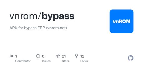 GitHub Vnrom Bypass APK For Bypass FRP Vnrom Net
