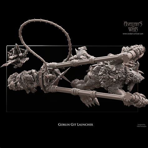 Goblin Git Launcher Avatars Of War Miniatures By Only