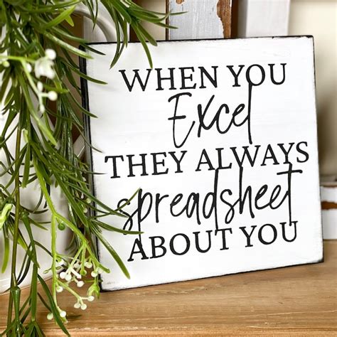 Funny Excel Spreadsheet For Office Etsy