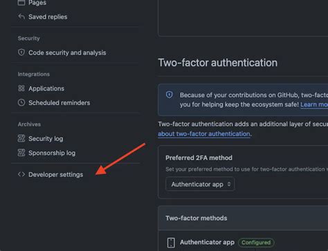 how to connect vs code to github with 2fa and personal access token