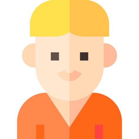 Boy Basic Straight Flat Icon