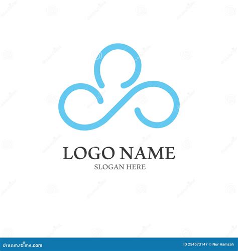 Cloud Template Vector Stock Vector Illustration Of Weather 254573147