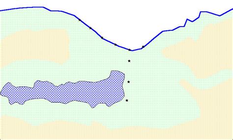 B Map Showing The Precise Location Of The Point Counts At The Beach