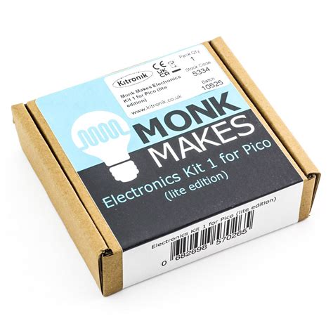 Monk Makes Electronics Kit 1 For Pico Lite Edition Kitronik Ltd
