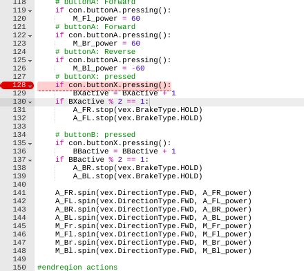 Help With Python Code VEXcode V5 Tech Support VEX Forum