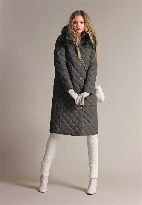 Пальто Naumi Темно зеленое 👍 купить в интернет магазине Dresscode с