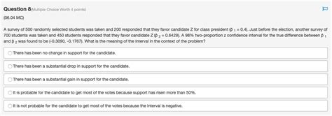 Solved Question 2 Multiple Choice Worth 4 Points 06 04 Lc