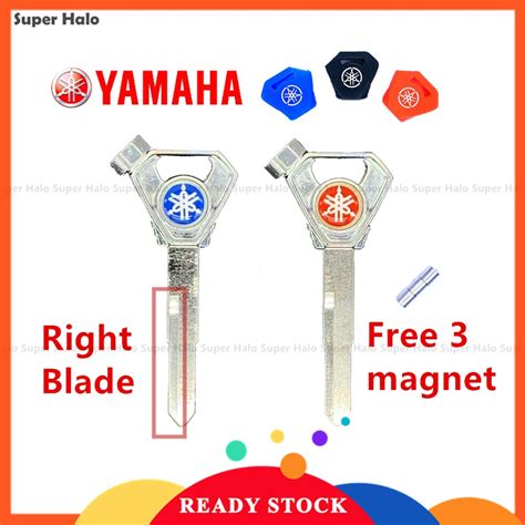 Motor Metal Blank Key Kunci For Yamaha Motor Key Right Blade