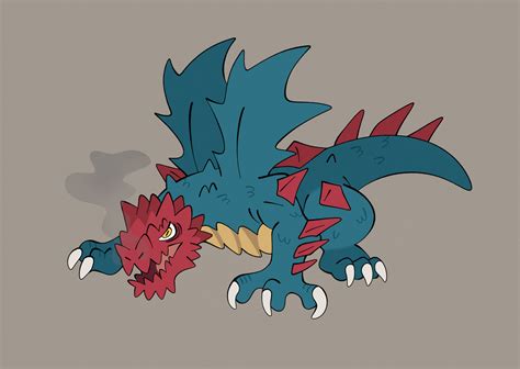 Druddigon Pokemon Drawn By Billspooks Danbooru