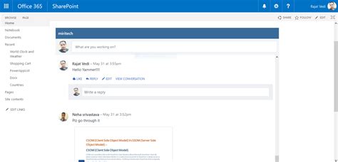 embed a yammer group feed into a sharepoint site