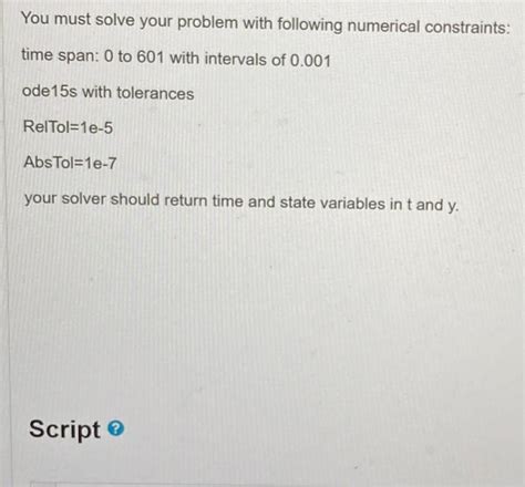 Solved Solve The Following System Of First Order Chegg