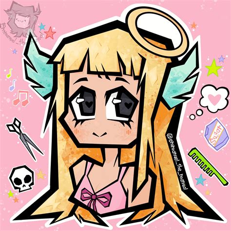 Angel Devilish Hairdresser Drawn By Emmanuelmanual Danbooru