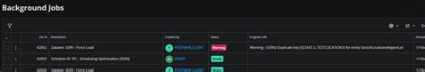 send dataset load duplicate key error in background jobs ifs community