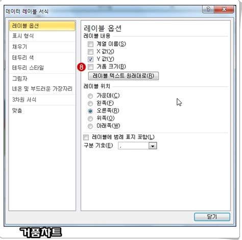 엑셀 기초 차트 그래프 데이터 계열 값 항목 표시하기 네이버 블로그