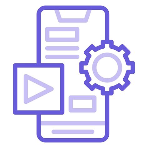 Premium Vector Mobile Configuration Vector Illustration