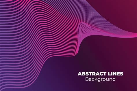 Abstract Wave Lines Background Vector Modern Stream Background Vector