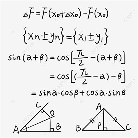 Handwritten Equation Teaching Mathematical Formula Handwriting